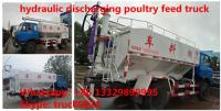China best seller good poultry feed pellet vehicle for sale, factory sale best price farm-oriented and livestock feed truck for sale