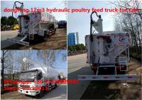 China best seller good poultry feed pellet vehicle for sale, factory sale best price farm-oriented and livestock feed truck for sale