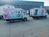 China Low Maintenance Carrier Refrigerated van Truck FOTON diesel RHD 2Tons MINI Refrigerator truck FOTON brand new 6 tires for sale