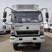 China Low Maintenance and high quality Cold Room Storage Vehicle HOWO 4*4 5tons 7tons refrigerated van truck for East Africa for sale
