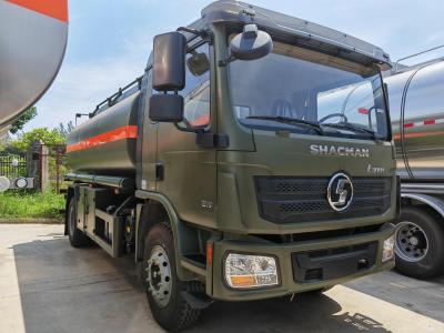 China good quality and best price SHACMAN 14cbm mobile fuel bowser truck fuel delivery truck stainess steel for sale for sale