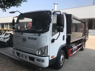 China High quality low mantence Garbage Compacted Truck 6 tires 9cbm for sale best price FAW refuse garbage vehicle for sale