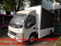 China China famous JAC brand 4*2 P6 outdoor mobile LED advertising truck for sale, hot sale JAC P6 LED billboard vehicle for sale