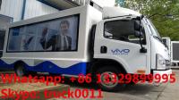 China best price new customized Mobile LED advertising truck for VIVO Mobile Phone for sale, FAW P6 LED billboard truck for sale