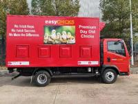 China Good quality factory direct sale 30000 farm-oriented day old birds transporter HOWO hatcheries baby chicks van truck for sale