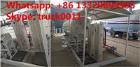 China 15tons skid lpg gas station with double weighting scales for sale, factory sale best price 15tons mobile skid lpg plant for sale