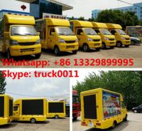 China China smallest P8 mobile LED advertising truck for sale, Factory sale Chang'an 65KW gasoline outdoor mobile LED truck for sale