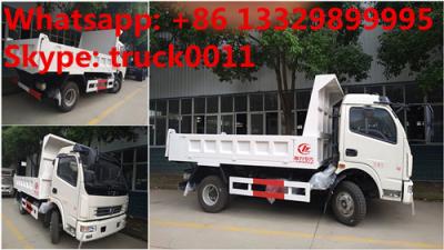 China 2020s new cheapest price dongfeng 4*2 LHD 3-5tons dump tipper truck for sale, factory sale dongfeng LHD tipper truck for sale