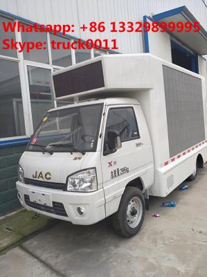 China Hot sale Euro 5 gasoline 61hp JAC  mini mobile LED digital advertising truck, Factory sale best price JAC LED truck for sale