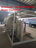 China 2021s new 20tons skid lpg gas station with double digital weighting scales for Kenya, hot sale mobile skid lpg gas plant for sale