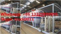 China hot sale! 25tons skid lpg gas station with 5 digital weigthing scales for gas cylinders, skid lpg gas refilling plant for sale