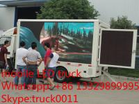 China HOT SALE forland 4*2 RHD LED advertising truck with 3 sides P8 LED screen, best price Forland LED billboard truck for sale