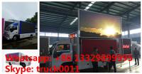 China HOT SALE! new ISUZU 4*2 LHD mobile LED truck with 3 sides P6 LED screens, best price ISUZU P4 LED billboard truck for sale