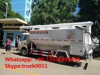 China customized farm-oriented poultry feed truck with hydraulic discharging for sale, factory sale hydraulic 12m3 feed truck for sale