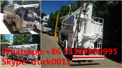 China new hydraulic discharging poultry feed truck for Asian market, HOT SALE! farm-oriented feed container vehicle for sale
