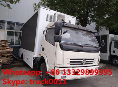 China HOT SALE! dongfeng 120hp diesel P6/P8 LED digital billboard truck, DONGFENG 4*2 RHD outdoor LED screen advertising truck for sale