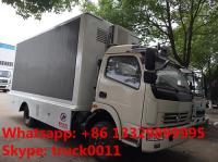 China HOT SALE! dongfeng 120hp diesel P6/P8 LED digital billboard truck, DONGFENG 4*2 RHD outdoor LED screen advertising truck for sale