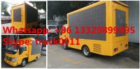 China HOT SALE! Forland 4*2 RHD three-side P6 mobile LED screen advertising truck,forland RHD mini diesel P6 outdoor LED truck for sale