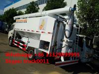 China customized 11m3 hydraulic chicken feed pellet transported truck for Philippines, bottom price dongfeng 11m3 feed truck for sale