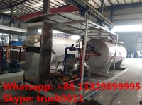 China China bottom price mobile skid lpg gas station with lpg gas dispenser for sale, HOT SALE! 5tons skid lpg filling plant for sale