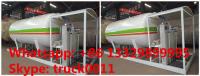 China wholesale new bottom price 8,000Liters skid lpg gas refilling station with double digital scales for gas cylinders for sale