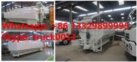 China bottom price CLW 10tons bulk animal feed tank mounted on cargo truck for sale, HOT SALE! 10tons feed tank container for sale