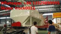 China 8m3 electronic discharging animal feed tank export to Saudi Arabia,wholesale bottom price poultry feed  tank container for sale