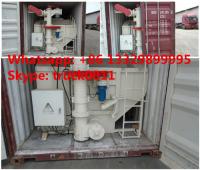 China 8m3 electronic discharging animal feed tank export to Saudi Arabia,wholesale bottom price poultry feed  tank container for sale