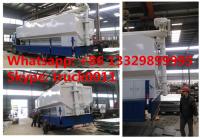 China factory sale cheapest price 15tons-20tons animal feed transported tank, high quality cheapest bulk feed transported tank for sale