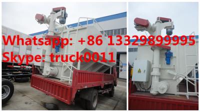 China factory selling 12m3 animal feed tank mounted on cargo truck, HOT SALE! 5-6tons bulk poultry feed tank mounted on truck for sale