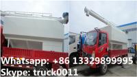 China factory selling 12m3 animal feed tank mounted on cargo truck, HOT SALE! 5-6tons bulk poultry feed tank mounted on truck for sale