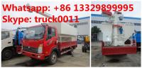 China factory selling 12m3 animal feed tank mounted on cargo truck, HOT SALE! 5-6tons bulk poultry feed tank mounted on truck for sale