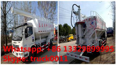 China new Dongfeng Euro 3 5-7tons livestock poultry feed truck for sale, factory sale best price 12m3 bulk feed truck for sale