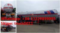 China HOT SALE! 2019s new CLW 59.53m3 propane gas tank semitrailer for sale, factory sale bottom price 59,530L lpg gas trailer for sale