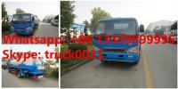 China bottom price 120HP 4x2 HFC JAC 4*2 LHD 6000 liter water truck, wholesale bottom price JAC brand 5m3-6m3 cistern truck for sale