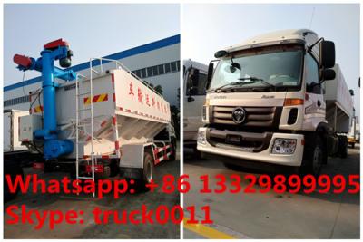 China Customized FOTON AUMARK 4*2 RHD 20m3 farm-oriented and livestock poultry feed truck for sale, bulk animal feed truck for sale