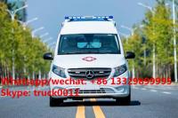 China high quality new BENZ 4*2 gasoline Emergence ambulance Vehicles, 2017s best seller gasoline ICU ambulance for sale for sale
