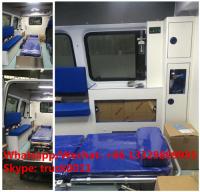China high quality new BENZ 4*2 gasoline Emergence ambulance Vehicles, 2017s best seller gasoline ICU ambulance for sale for sale