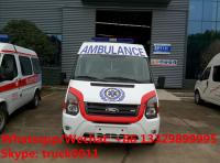 China 2020s best seller-FORD V348 diesel transit ambulance vehicle for sale, high quality and low price FORD diesEL ambulance for sale