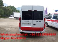 China wholesale low price FORD TRANSIT  XINSHIDAI shorter diesel transporting ambulance vehicle for sale,transfer ambulance for sale