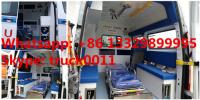 China wholesale low price FORD TRANSIT  XINSHIDAI shorter diesel transporting ambulance vehicle for sale,transfer ambulance for sale