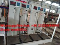 China customized mobile skid propane gas refilling station with 4 digital weighting scales for sale, skid lpg gas plant for sale