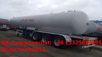 China 2020s best seller CLW 20tons bulk road transported lpg gas tank for sale,  factory sale 20metric tons lpg gas trailer for sale