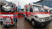 China Wholesale High quality and low price  4*2 LHD diesel mobile transiting ambulance, ambulance vehicle for sale for sale