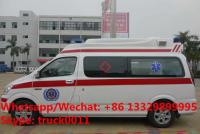 China High quality and lower price new FOTON MP  E series transiting ambulance vehicle for sale, FOTON gasoline ambulance for sale