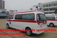 China High quality and lower price new FOTON MP  E series transiting ambulance vehicle for sale, FOTON gasoline ambulance for sale