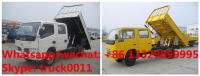 China HOT SALE! Dongfeng 4*2 double cabs light duty 3tons dump tipper truck, Factory sale high quality and lower price tipper for sale