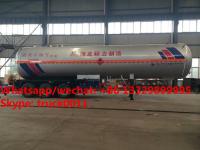 China Factory sale best price 56cbm propane gas transported trailer, HOT SALE! high quality and cheaper price lpg tank trailer for sale