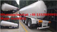 China Factory sale best price 56cbm propane gas transported trailer, HOT SALE! high quality and cheaper price lpg tank trailer for sale