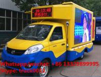 China Factory sale best price Foton 4*2 LHD Small Size gasoline Mobile LED Display Truck,mobile LED billboard vehicle for sale